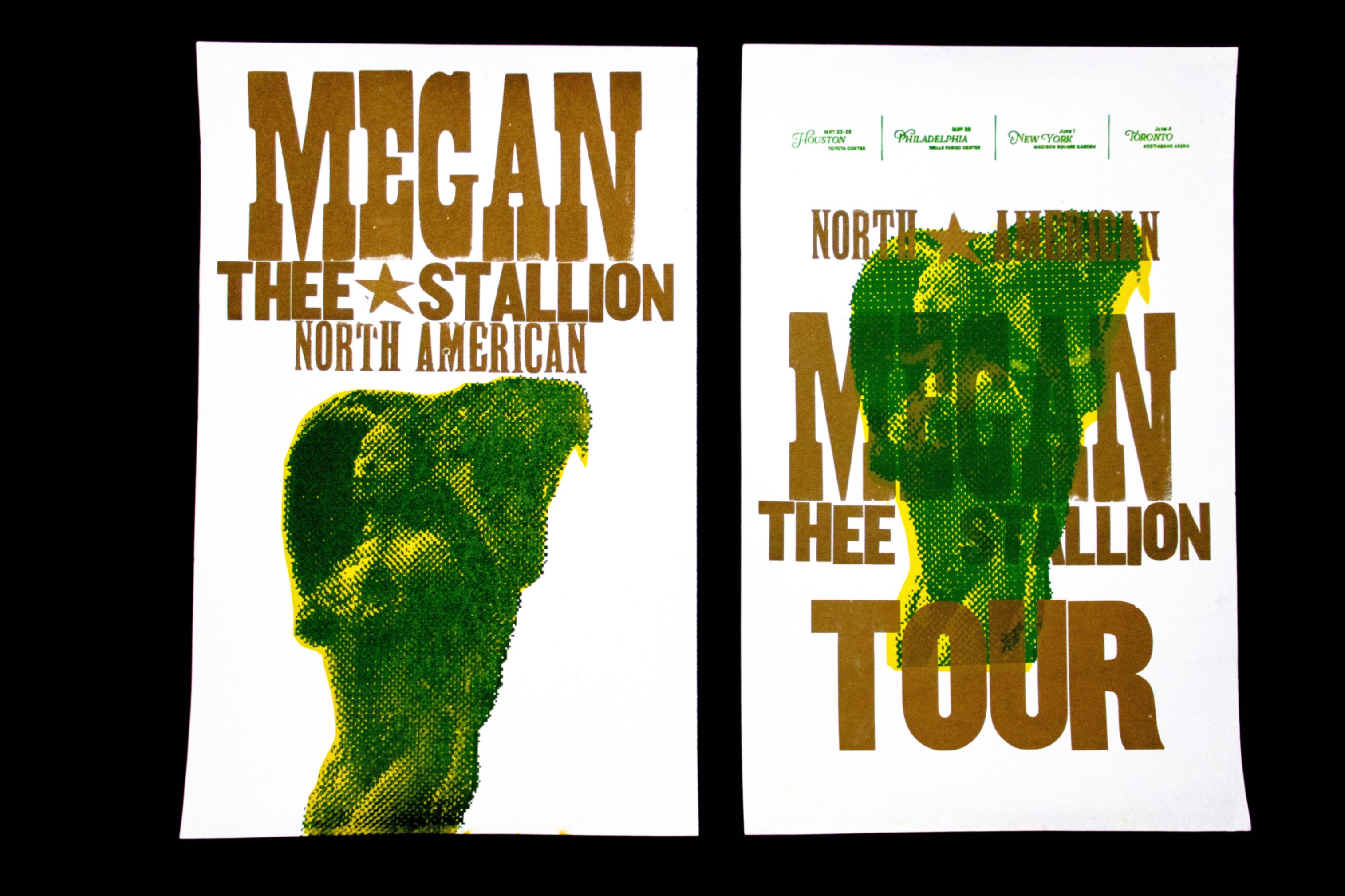 Megan Tour Poster by Endiah Brown – SVA Design