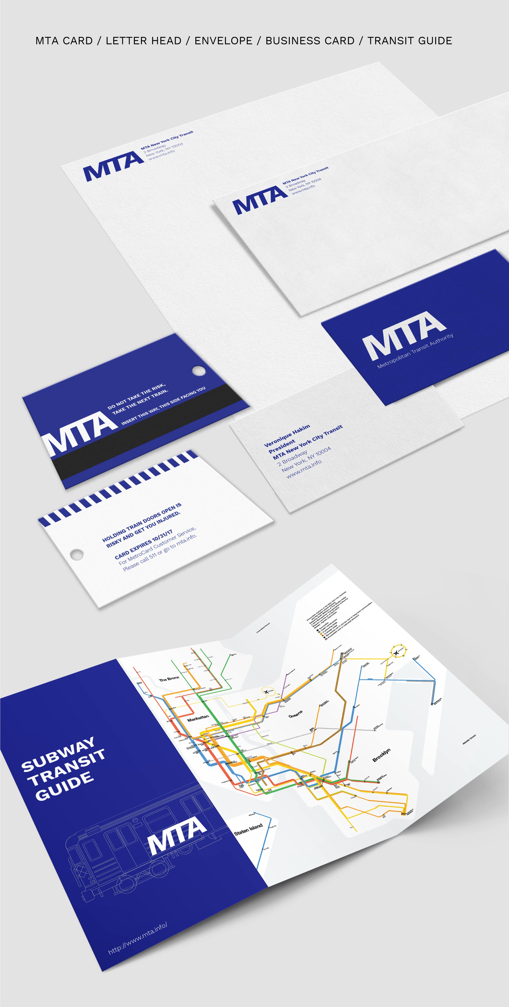 MTA (Metropolitan Transit Authority) Rebrand by Jun Yong Choi – SVA Design