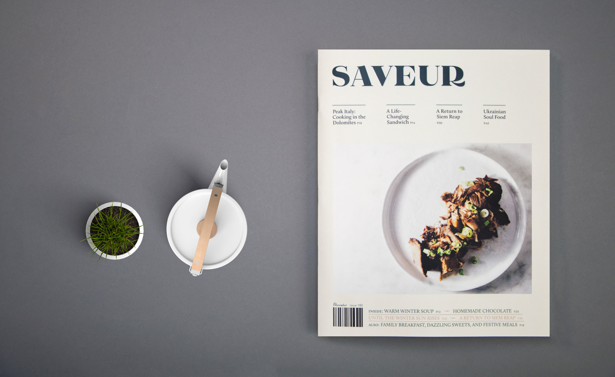 Saveur Magazine Redesign by Chusheng Patrick Chen – SVA Design