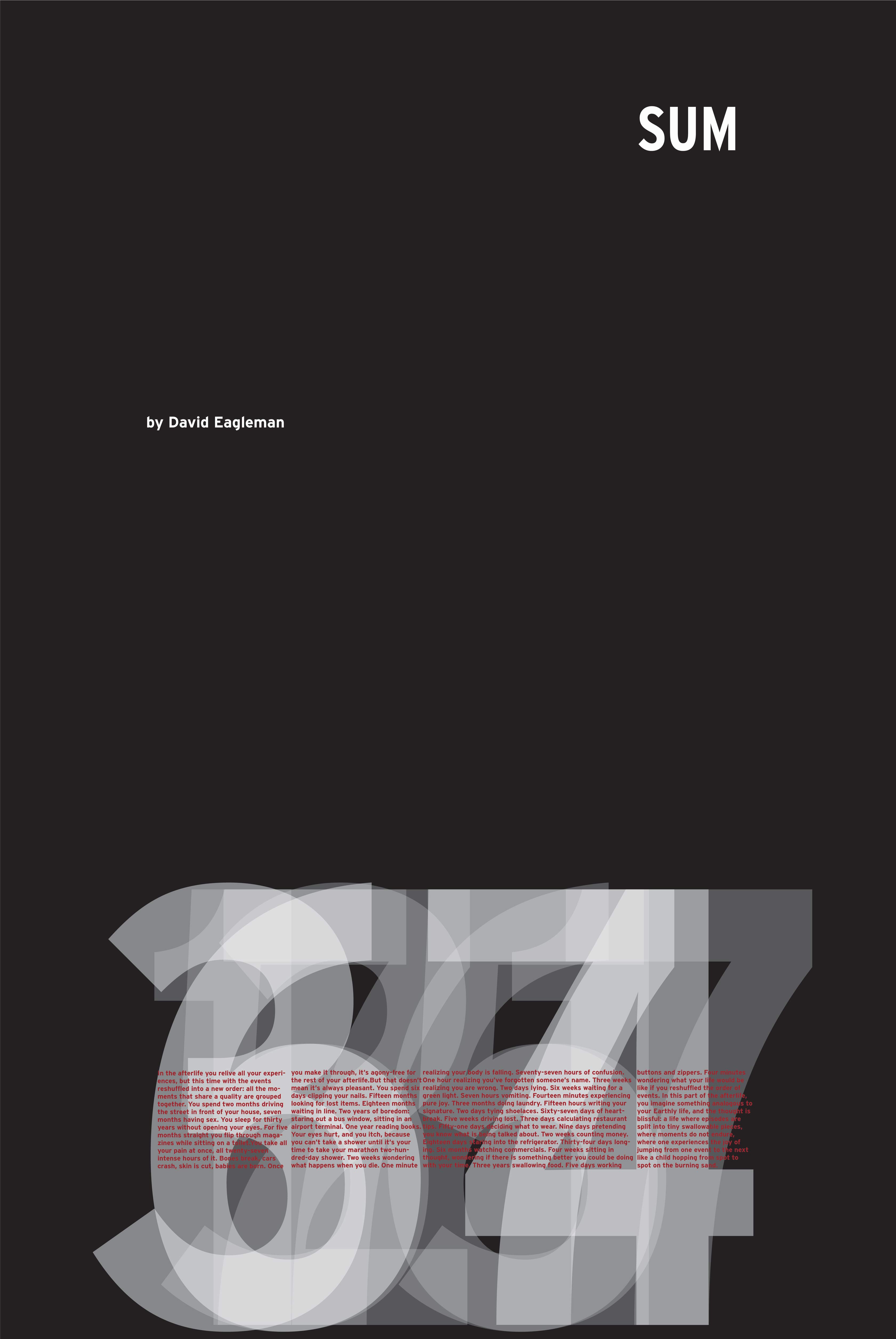 Sum Poster by Ilana Yang – SVA Design