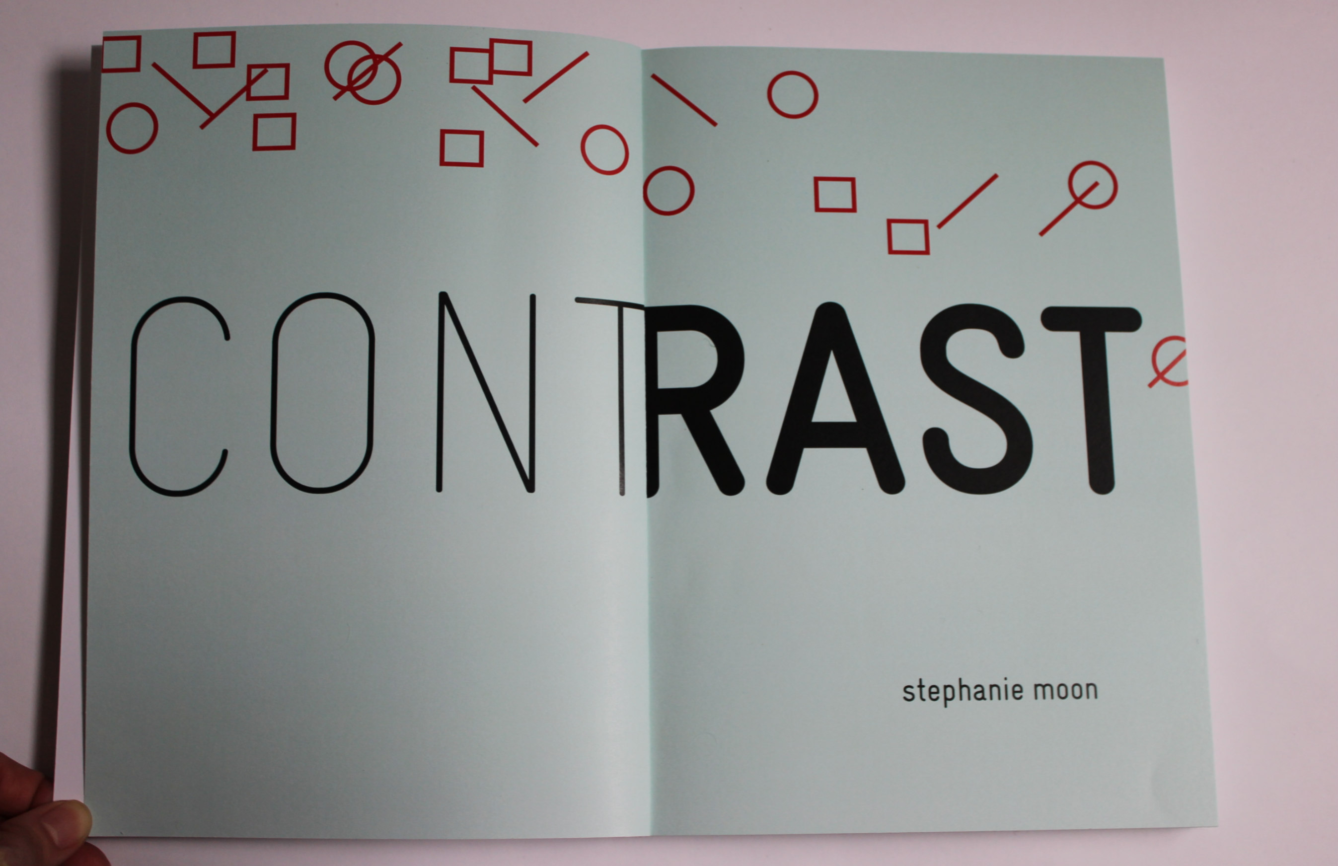 Contrast Book by Stephanie Moon – SVA Design