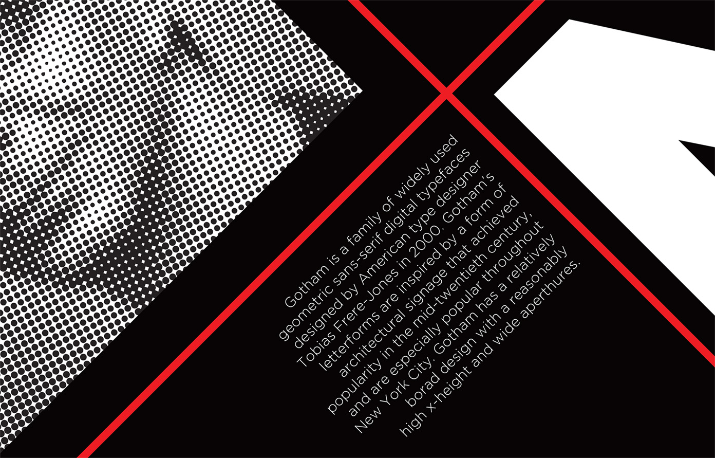 Gotham Typeface Speciment Poster by Eunpyo Hong – SVA Design