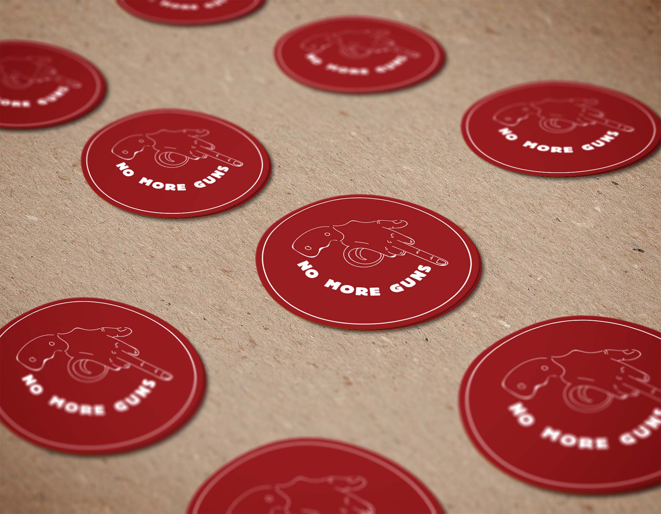 Anti-Gun Sticker by Tong Zhang – SVA Design