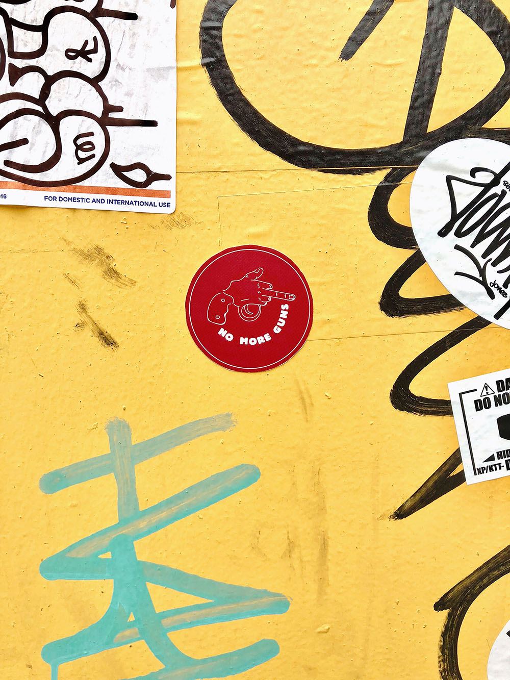 Anti-Gun Sticker by Tong Zhang – SVA Design