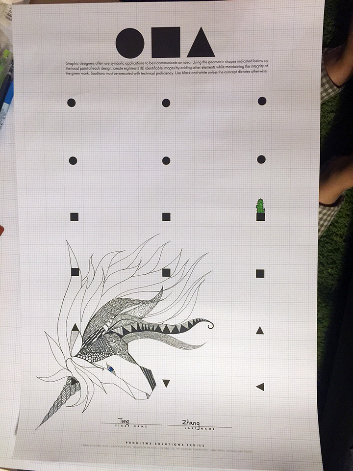 Circle Square Triangle by Tong Zhang – SVA Design