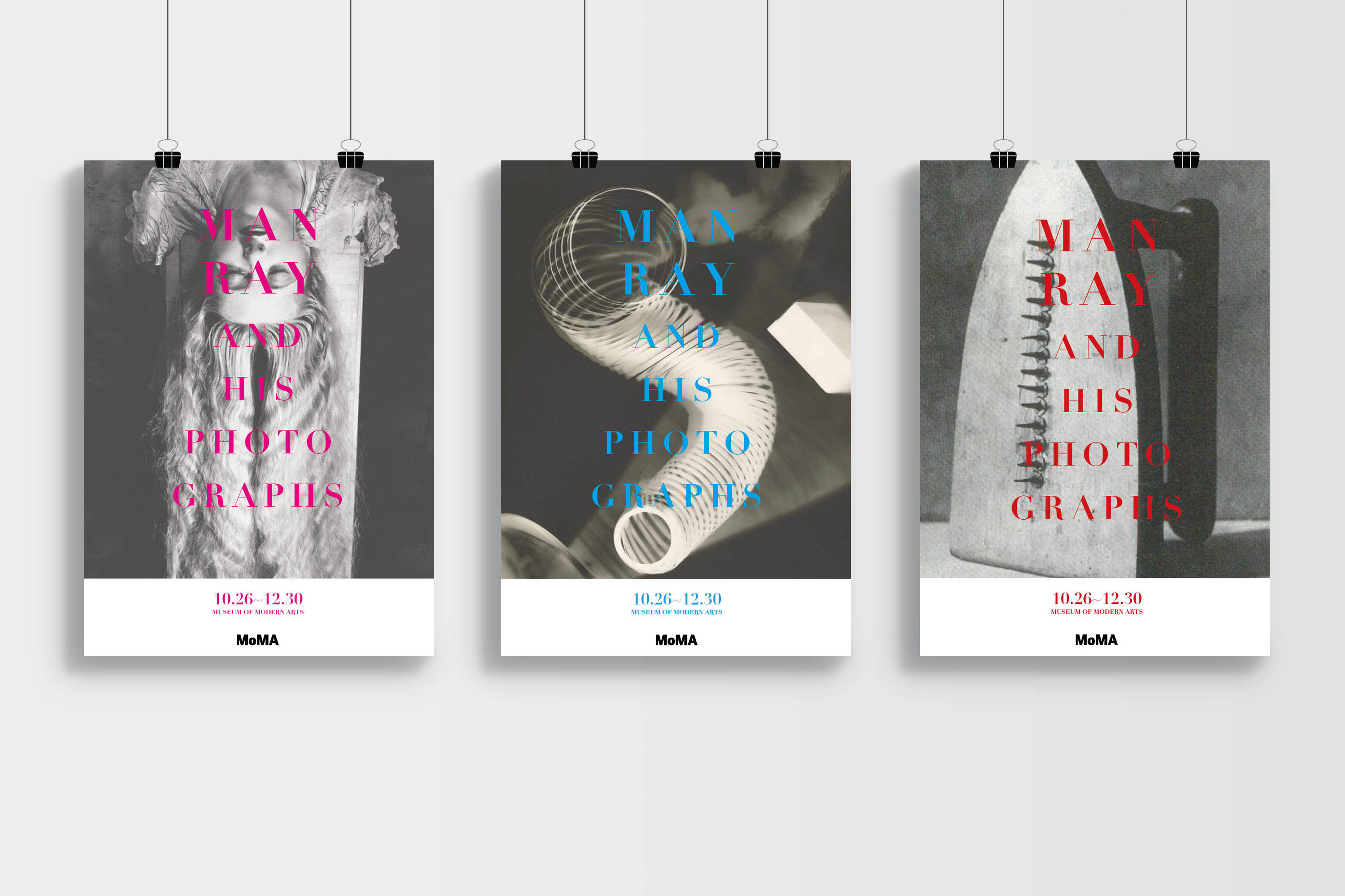 Man Ray Exhibition Poster Series by Yiduo Li – SVA Design
