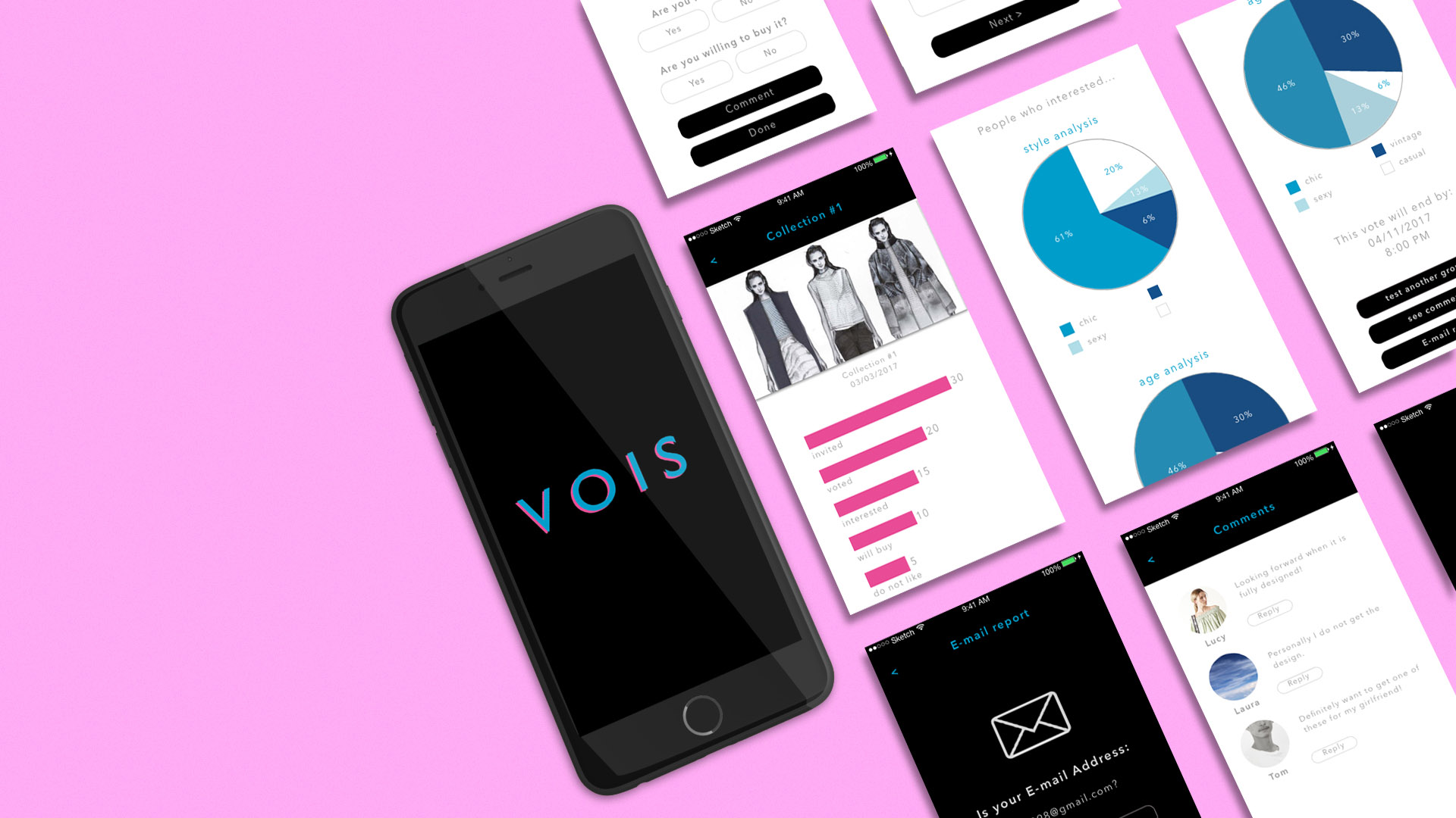 VOIS App Design by Yiduo Li – SVA Design