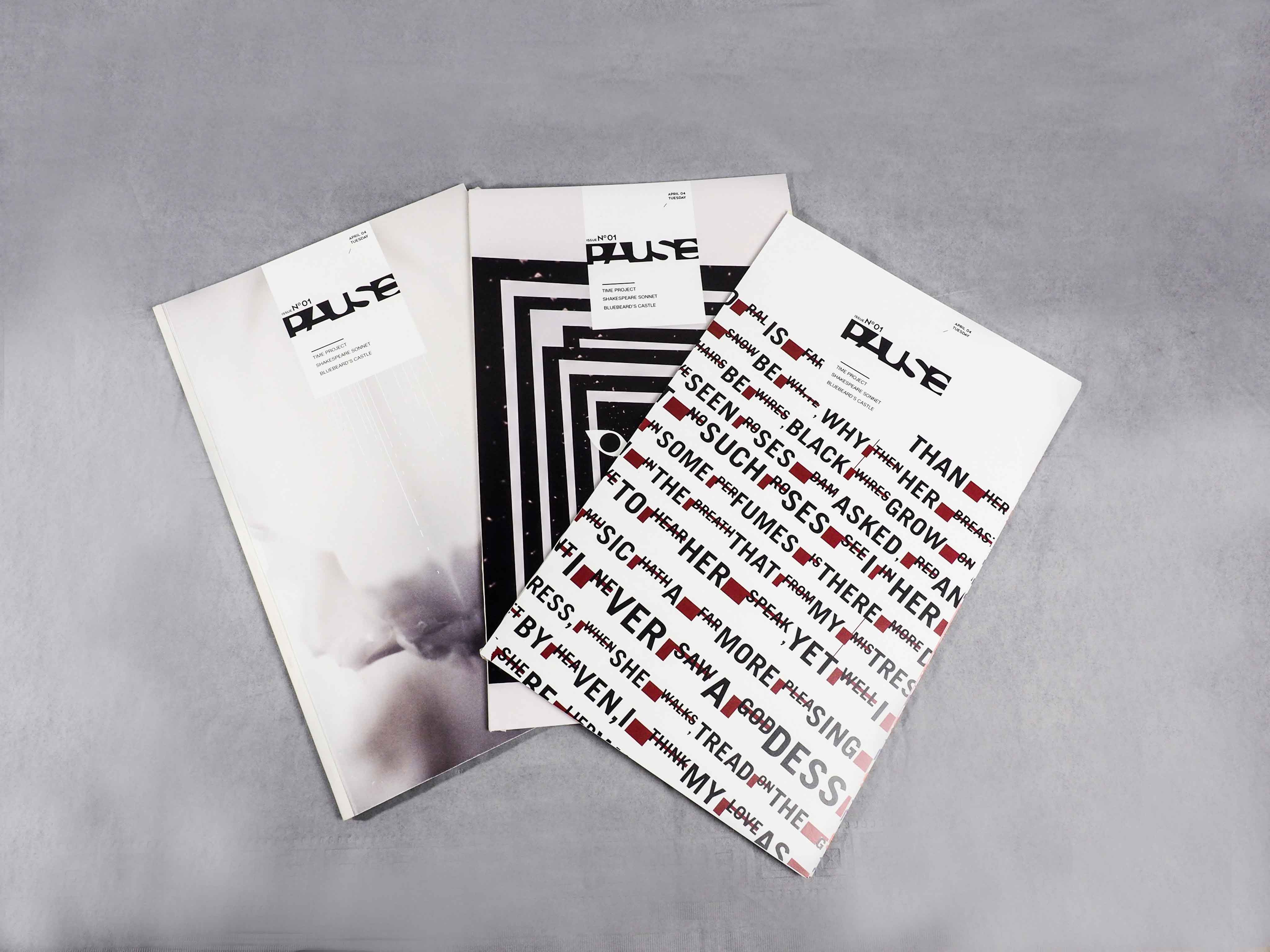 Pause Magazine by Sihao Sun – SVA Design