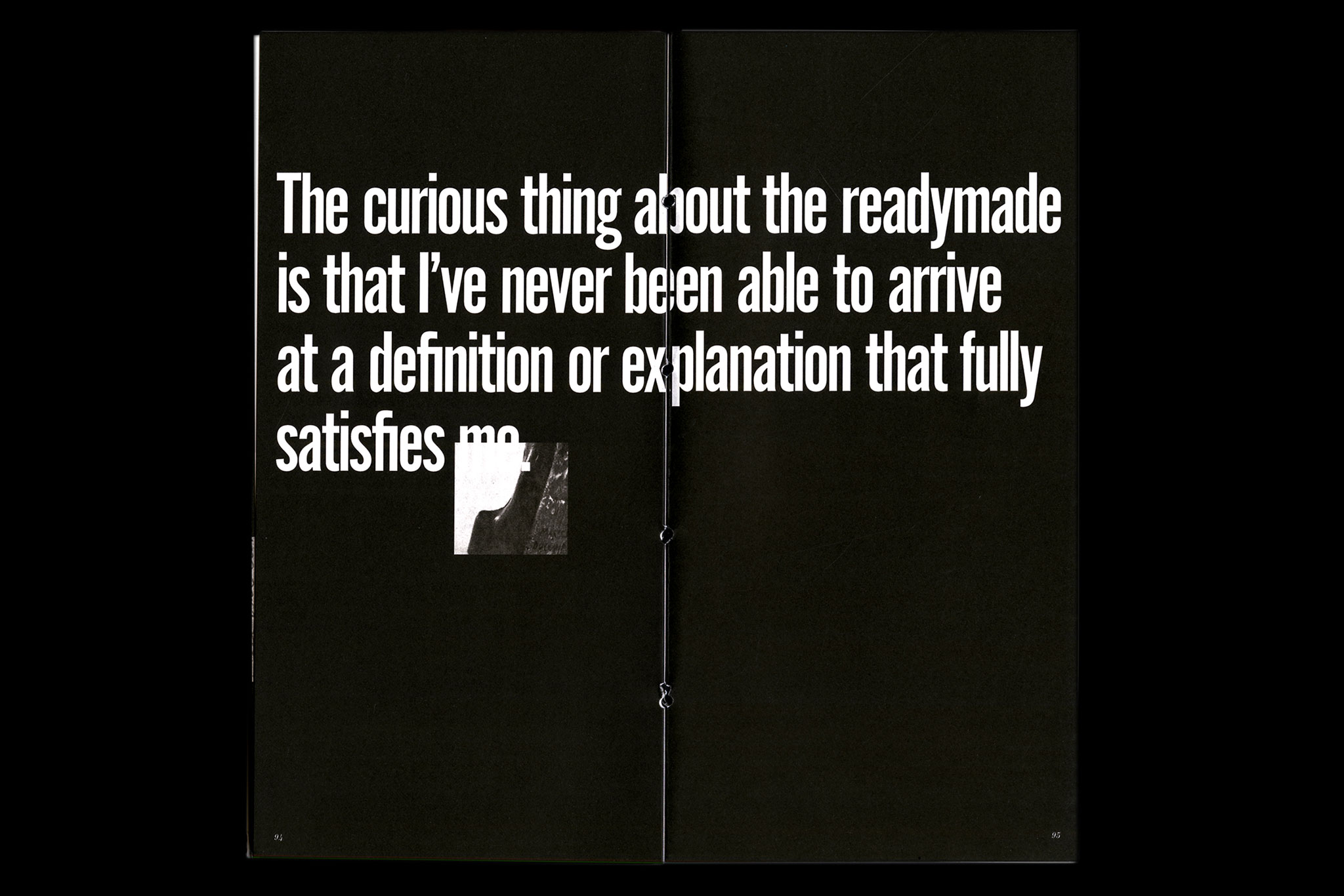 Marcel Duchamp Readymade Monograph by Cristhian Sabogal – SVA Design