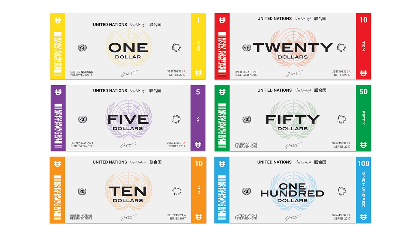 United Nations Dollar by Siyuan Zhang – SVA Design